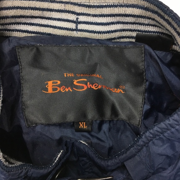 Ben Sherman | Jackets & Coats | Ben Sherman Harrington Navy Blue Track ...
